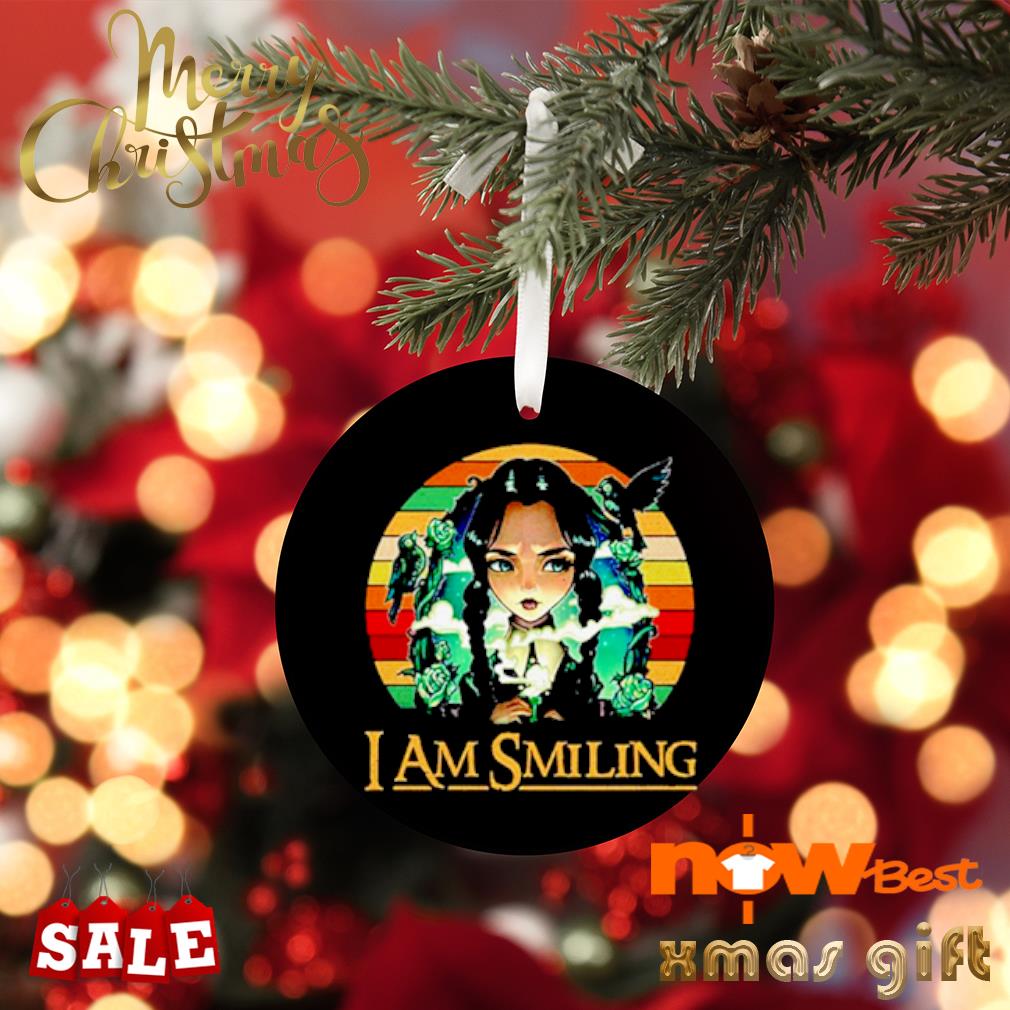 Smiling Wednesday Addams