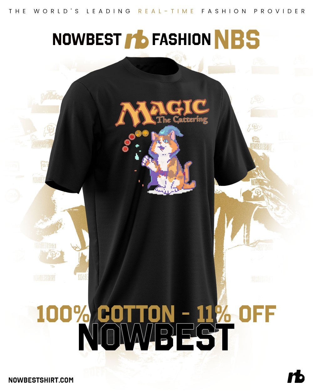 Cat wizard magic the cattering cartoon shirt, hoodie, sweatshirt & apparel