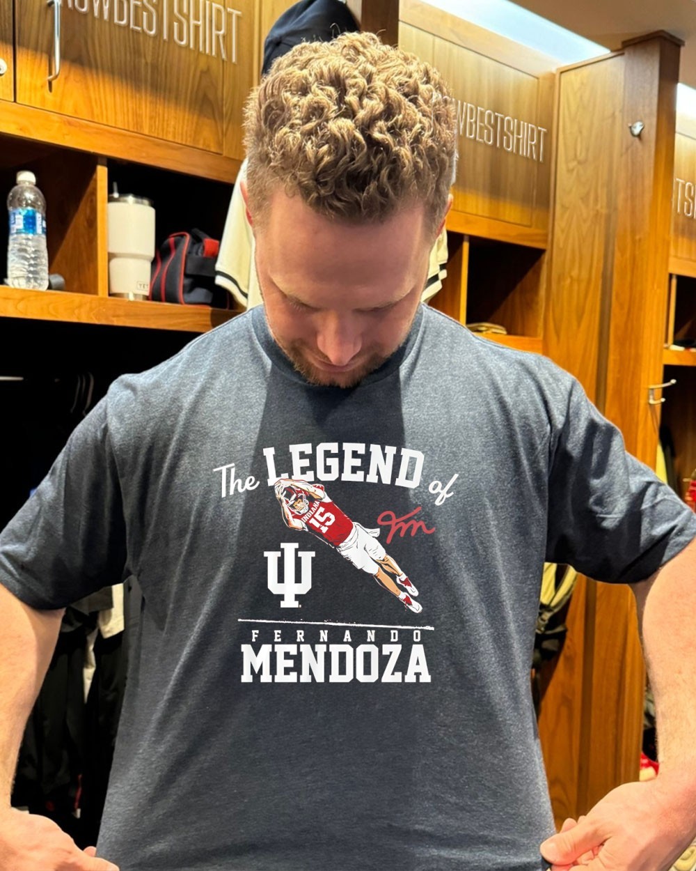 The Legend Of Fernando Mendoza Indiana Hoosiers autographed shirt ...